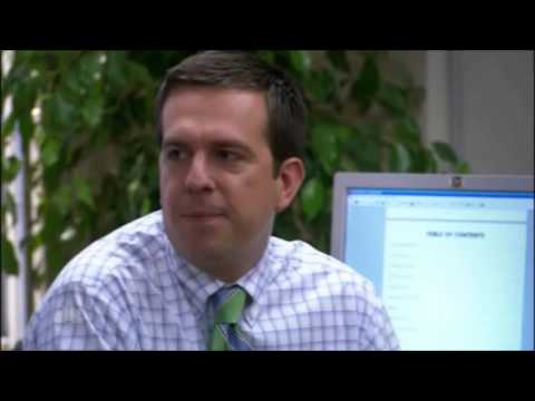 The Office - calculator in jello / Andy freaks out