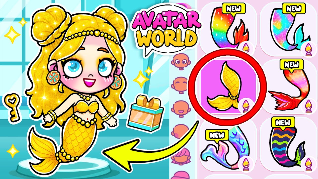 Everything Mermaid Touches Turns Into Gold | Sad Story | Avatar World ...
