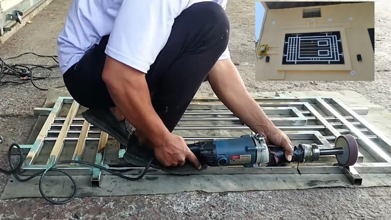Stainless Steel Window Grill Full Process || How To Make Window Grill ...