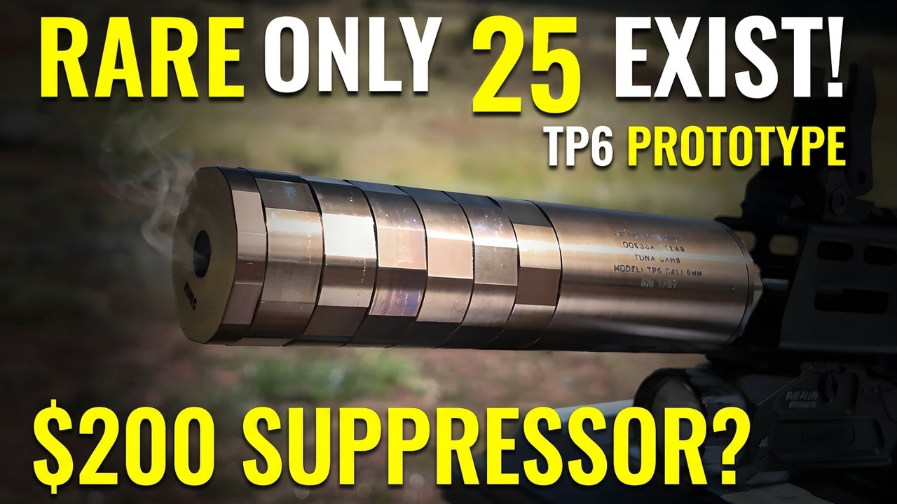The TRUTH ABOUT $200 Suppressors: Is The Tuna Can Prototype The BEST ...