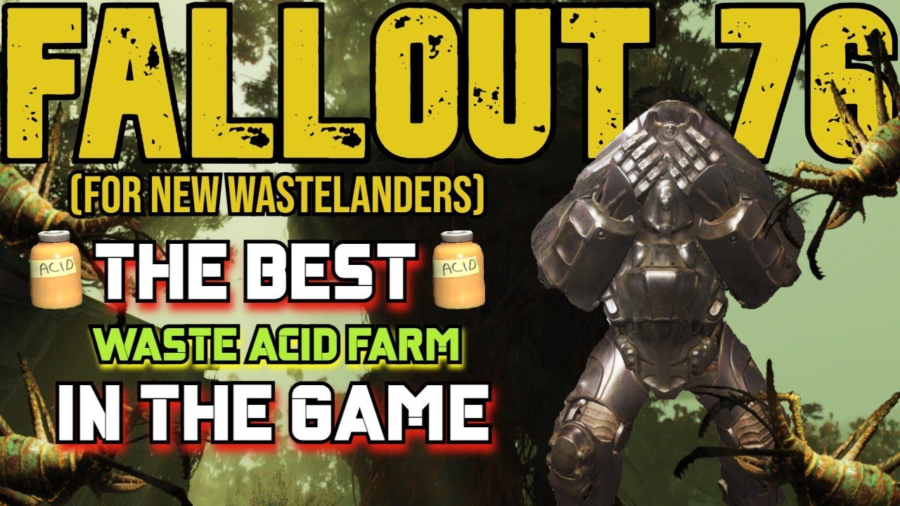 Fallout 76 Waste Acid Farm - YouTube
