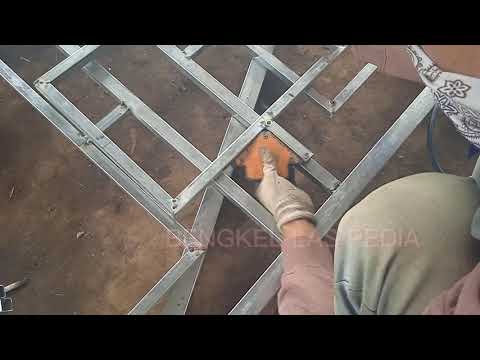 PROSES PEMBUATAN PAGAR RUMAH MINIMALIS