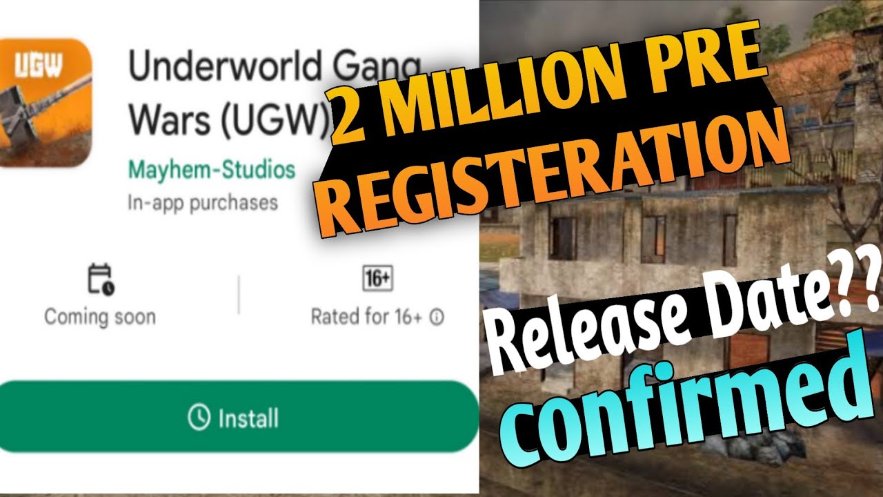 Finally UGW Release Date Confirm 😱// underworld gang wars release date ...