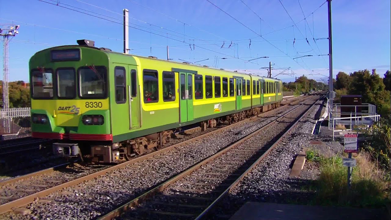 IE 8300 Class Dart Train number 8330 - Clontarf Road Station, Dublin ...
