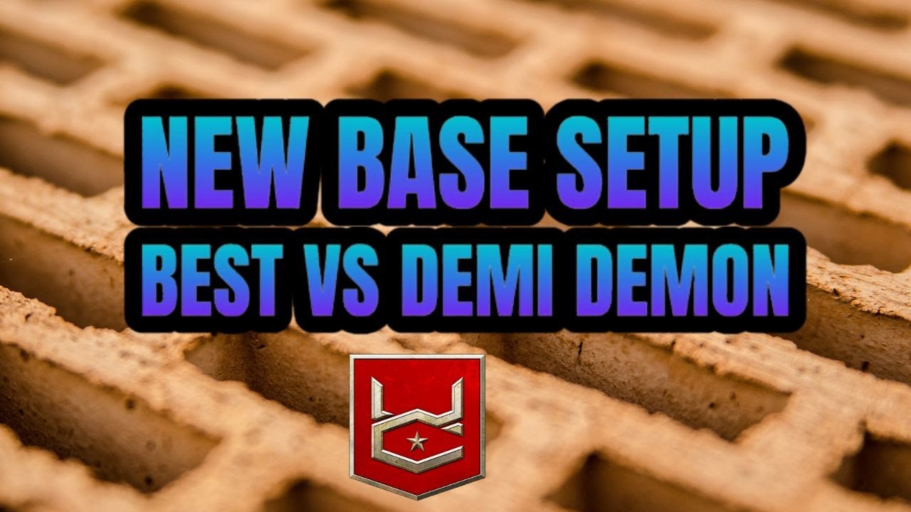 war commander new base setup the best vs demi demon and enshin for now ...