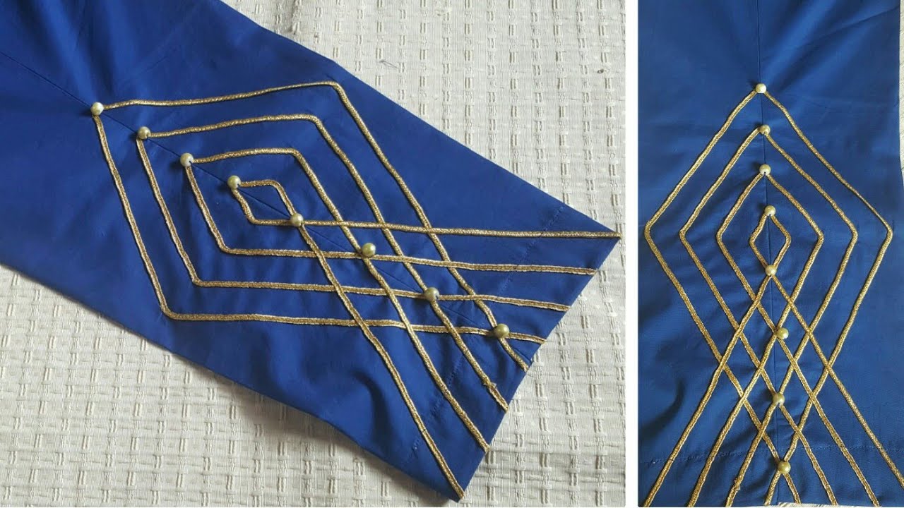 Latest Trouser Design with golden dori | Very Beautiful || YOUR FASHION ...