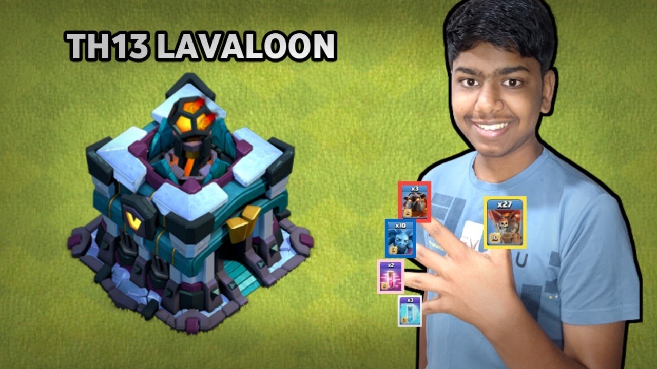 Learn how to do LavaLoon on TH13 on any base in 10mins! - YouTube