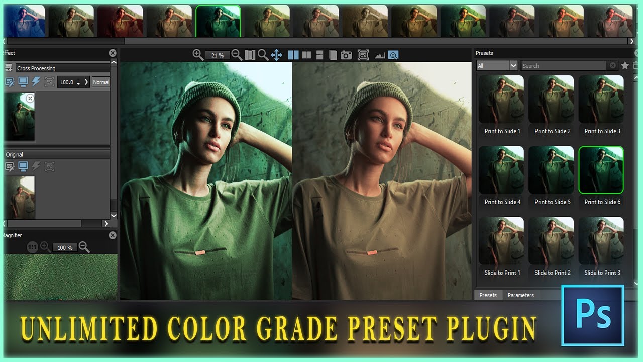 UNLIMITED COLOR GRADE PRESET PLUGIN in photoshop - YouTube