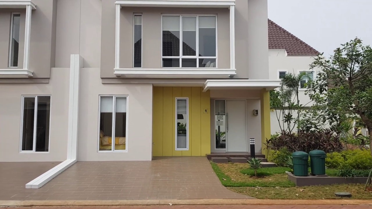 Dijual rumah contoh sebelah Club House - YouTube