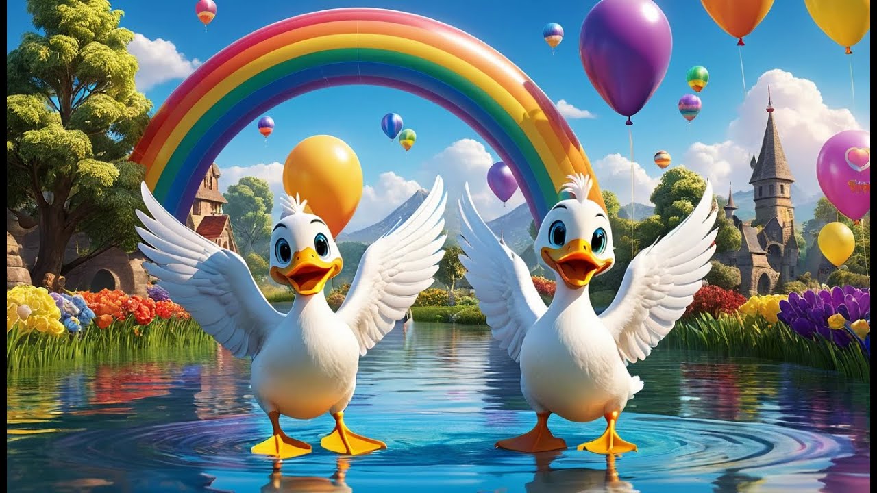 Ducky Flappy Wings Go Flap Flap Flap | Fun Duck Song for Kids | Playful ...