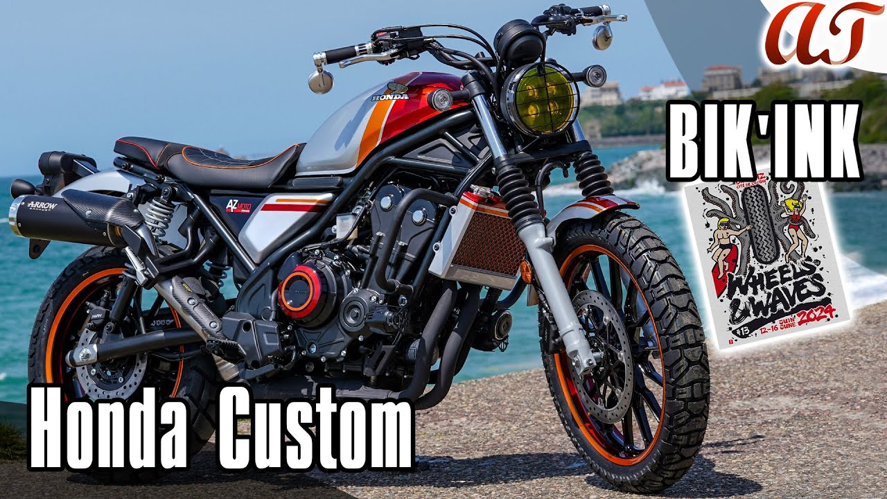 2024 HONDA CL500 Custom: BIK'INK * WHEELS & WAVES Custom Contest * A&T ...
