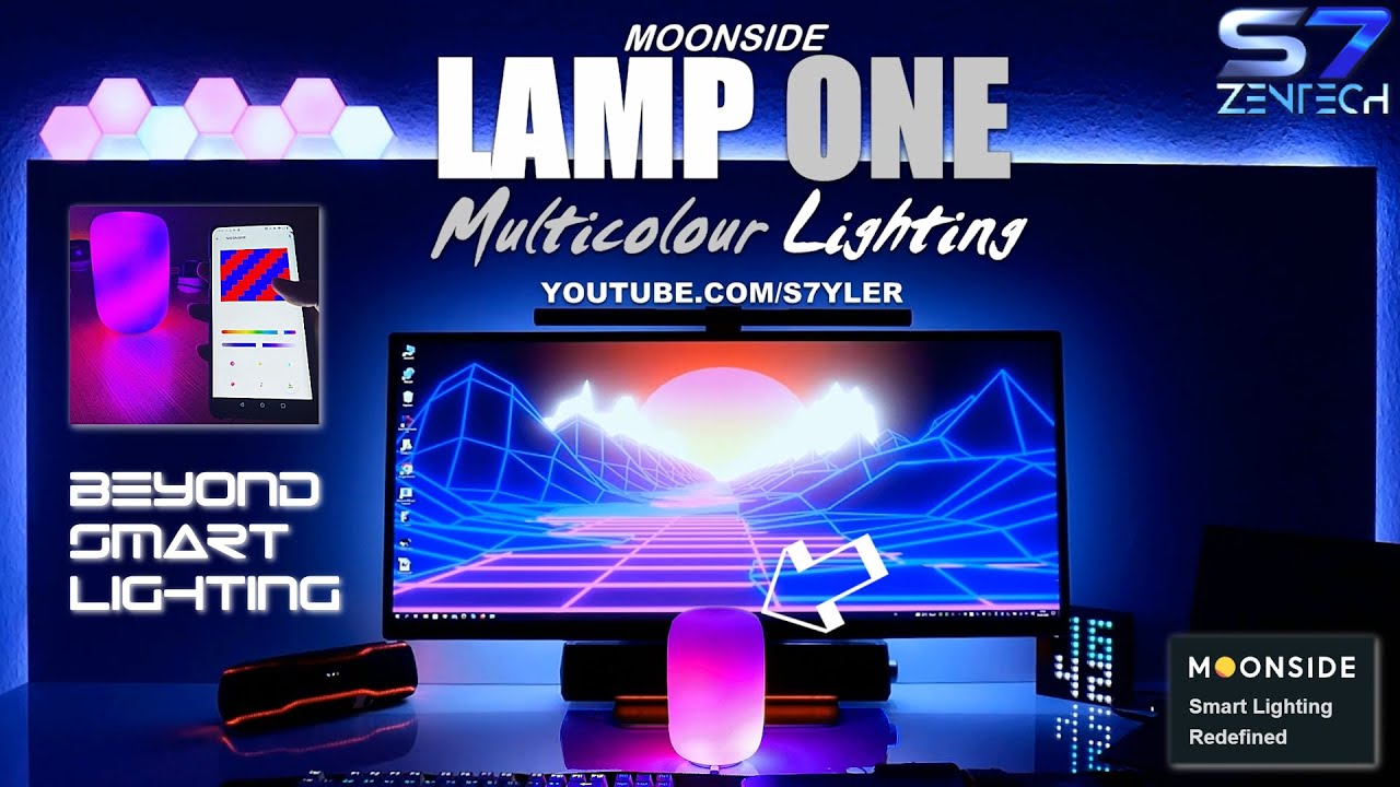 Moonside Lamp One | Unboxing & Quick Test | Best Dynamic RGB Lamp You ...