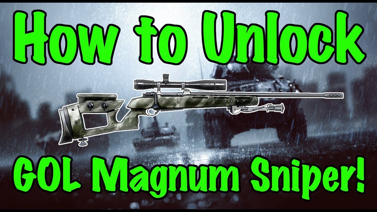 BF4: GOL Magnum How to Unlock Sniper Rifle - YouTube