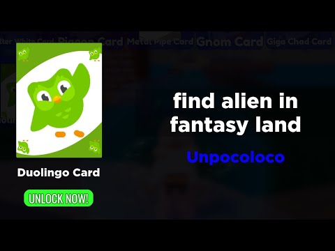 DUOLINGO CARD FIND THE CARDS ROBLOX - YouTube