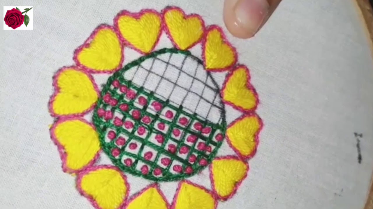 how to make hand embroidery beautiful amazing chirmi stitch design ...