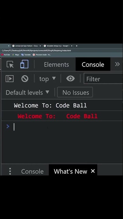 How to style console.log() in JavaScript | JS tutorial tips and tricks - YouTube