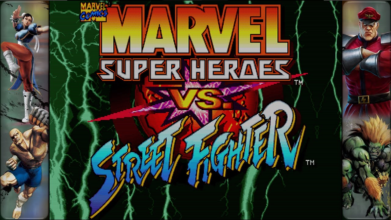 Marvel Super Heroes Vs Street Fighter (Custom Overlay/Bezel) - YouTube