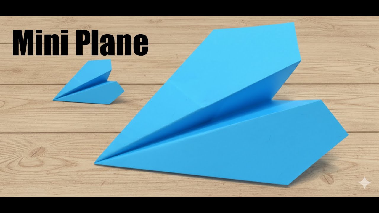 Make a Mini Paper Plane | Easy Origami Plane Tutorial - YouTube