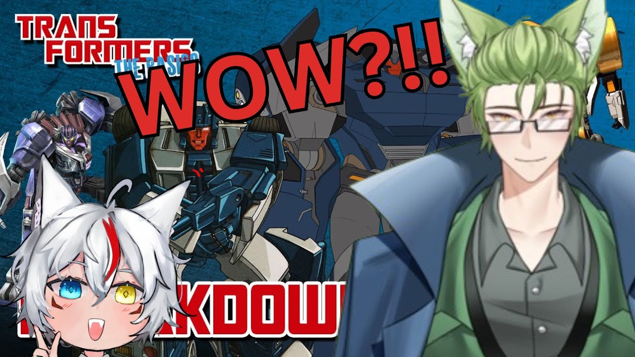 Vtubers React to TRANSFORMERS: THE BASICS on BREAKDOWN - YouTube