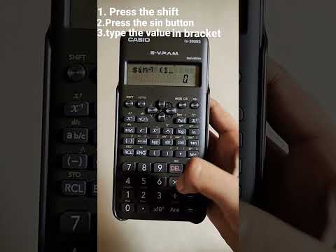 How To Calculate Sine Inverse In Scientific Calculator