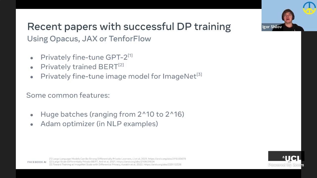 Privacy Linter and Opacus: Privacy Attacks and Differentially Private ...