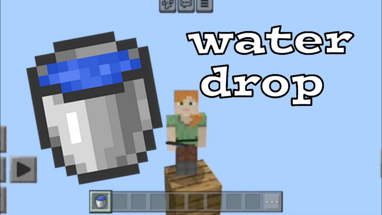 el water drop más difícil de Minecraft 😱😱 - YouTube
