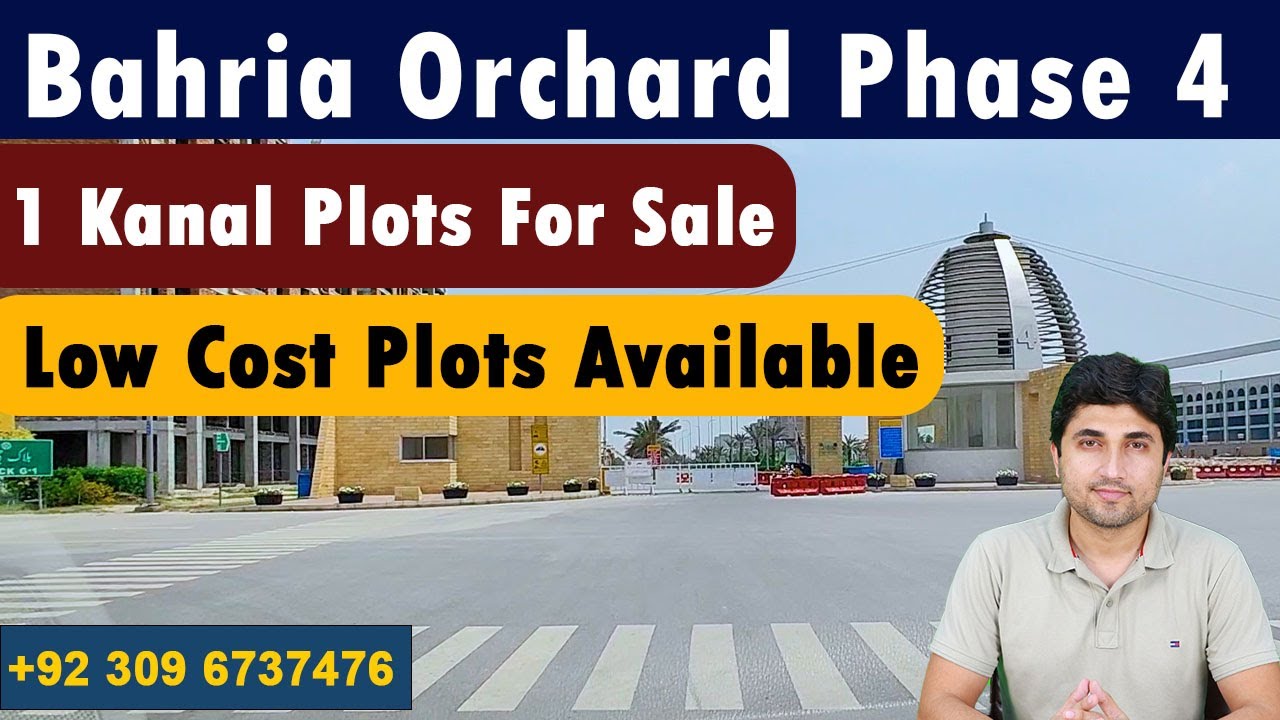 Low Budget 1 Kanal Plots Available For Sale | Bahria Orchard Phase 4 ...