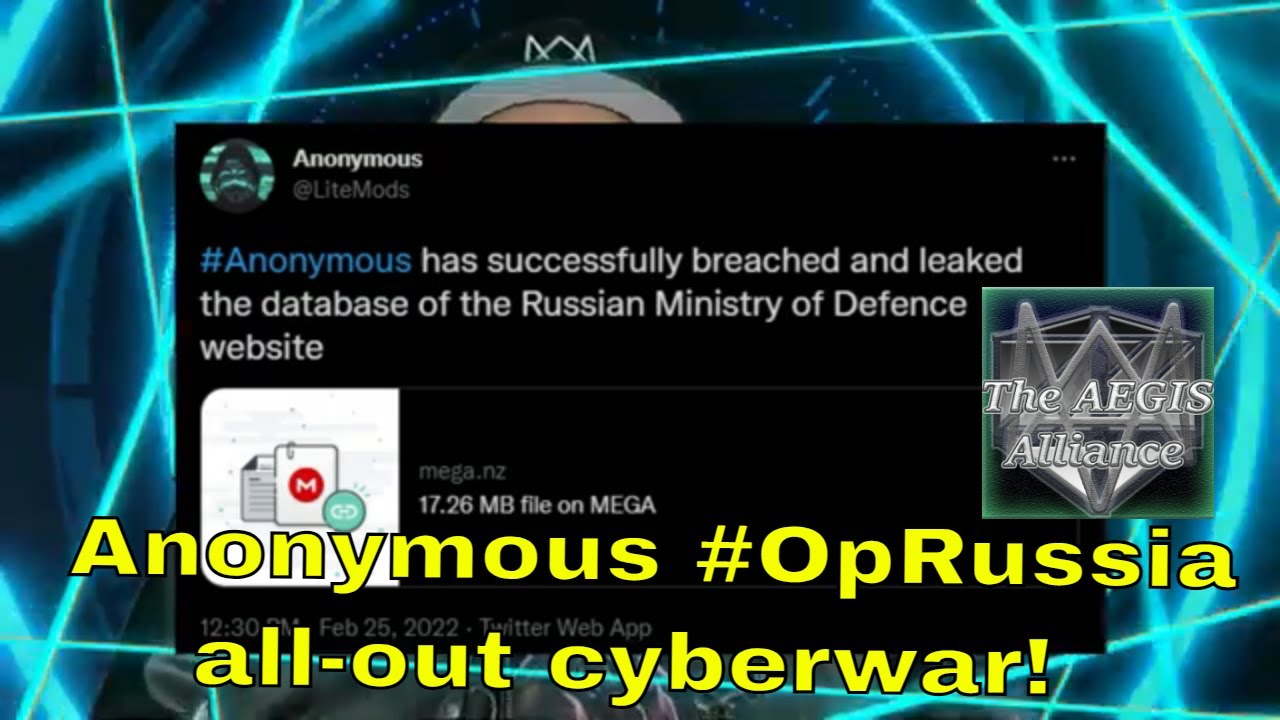 Anonymous Hacks Russian Government in Support of Ukraine! - YouTube