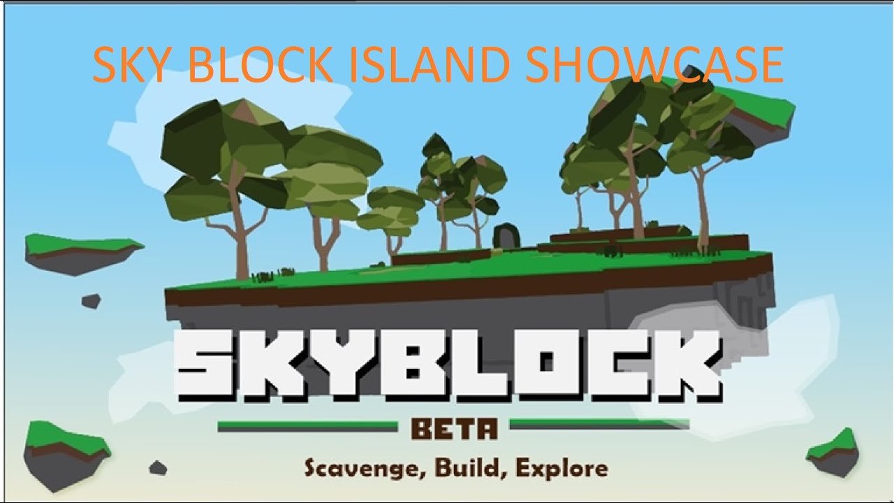 SKYBLOCK ISLAND SHOWCASE - Roblox sky block Part 1 - YouTube
