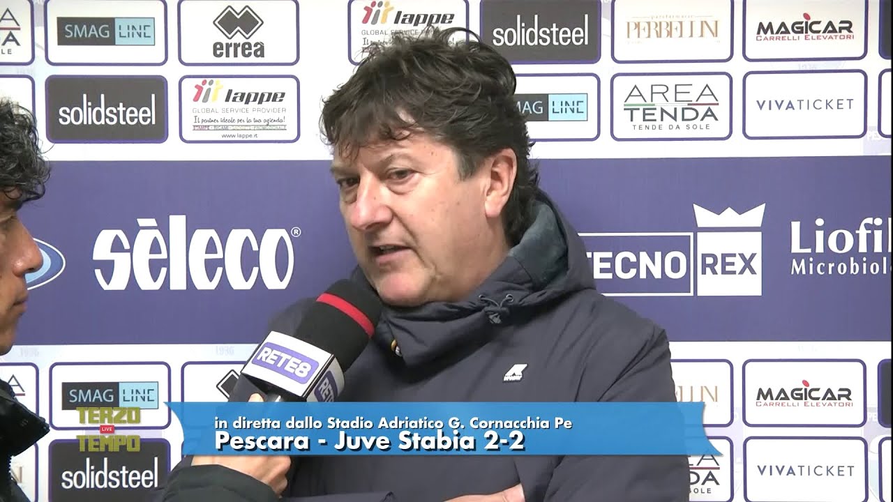 Pescara - Juve Stabia 2-2 Sebastiani: "L'arbitro ha ammesso di aver ...