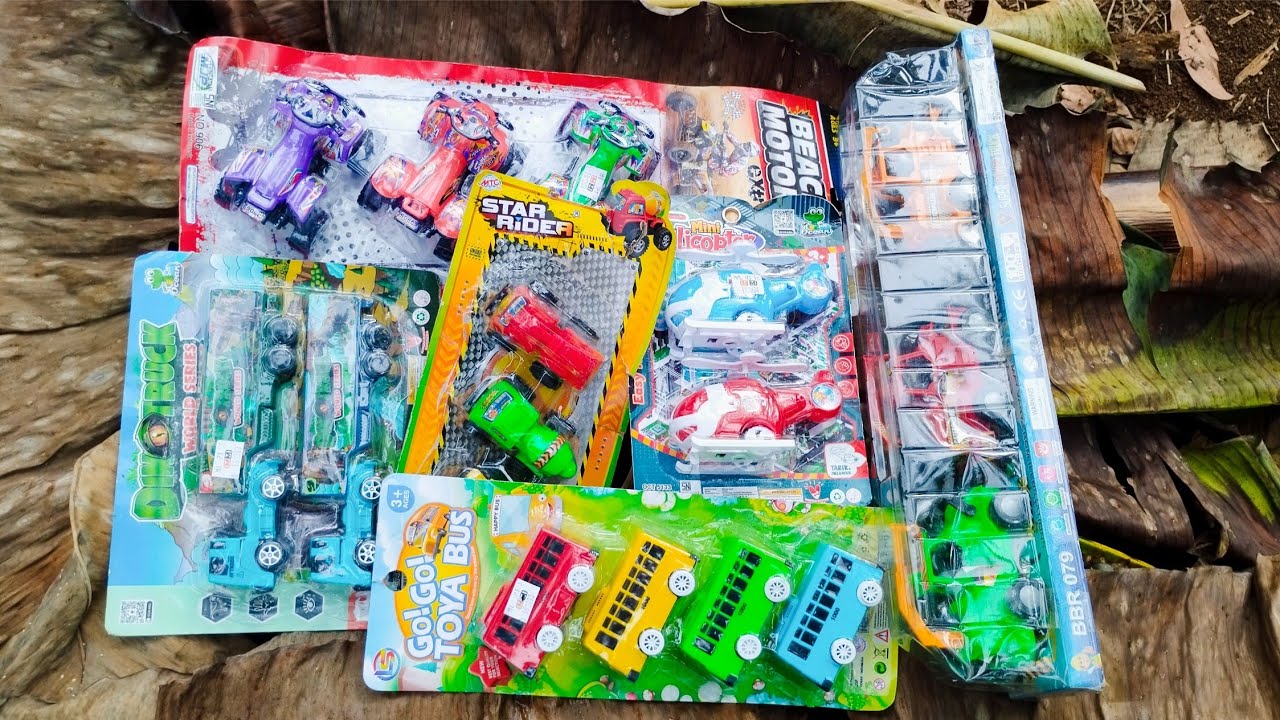 Menemukan Mobil Mainan Baru Mobil Kontruksi Beko Truk Molen Tayo Mobil ...