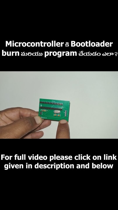 Atmega328 Atmega Atmega328p Diy Microcontroller కి Bootloader Burn మరియు Program చేయడం ఎలా