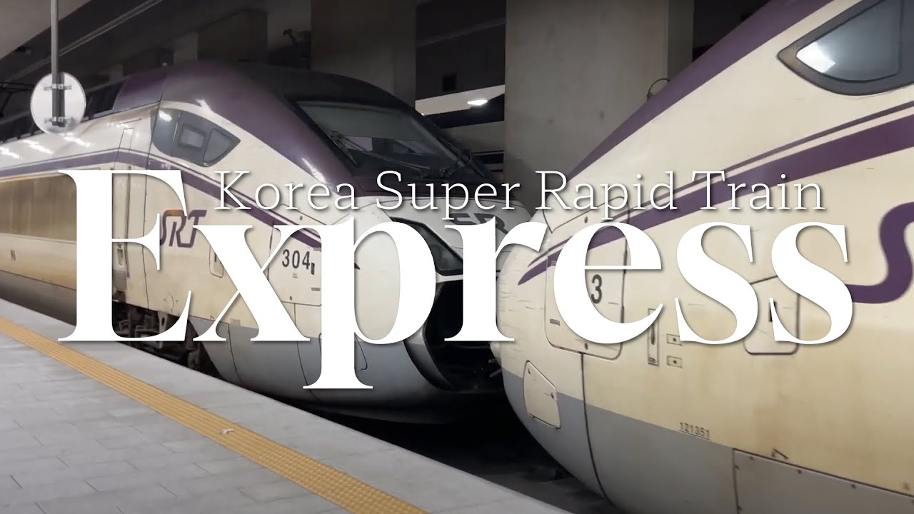 Riding on Korea Super Rapid Train | SRT Korea - YouTube