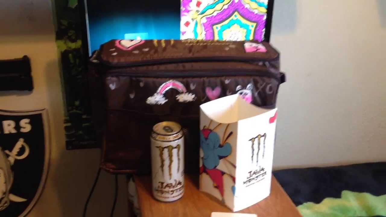 Limited edition MONSTER ENERGY COOLER (JAVA MONSTER contest) - YouTube