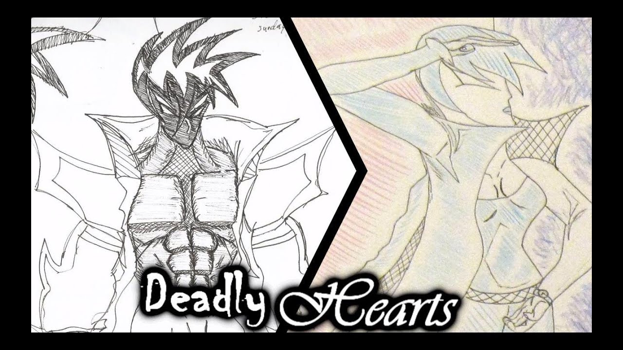AH My Drawings Deadly Hearts Character Designs - YouTube