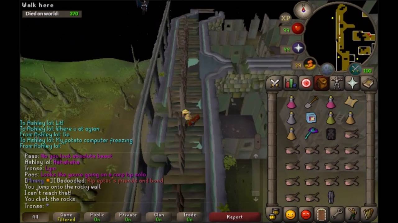 Runescape 2007 - Wave on the Northern Wall of Castle Drakan - YouTube
