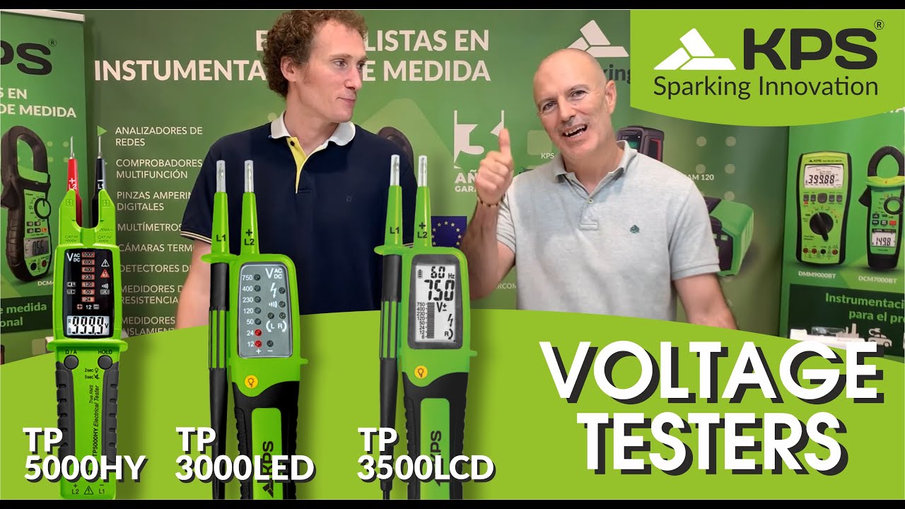 KPS newest VOLTAGE TESTERS. TP5000HY / TP3000LED / TP3500LCD - YouTube