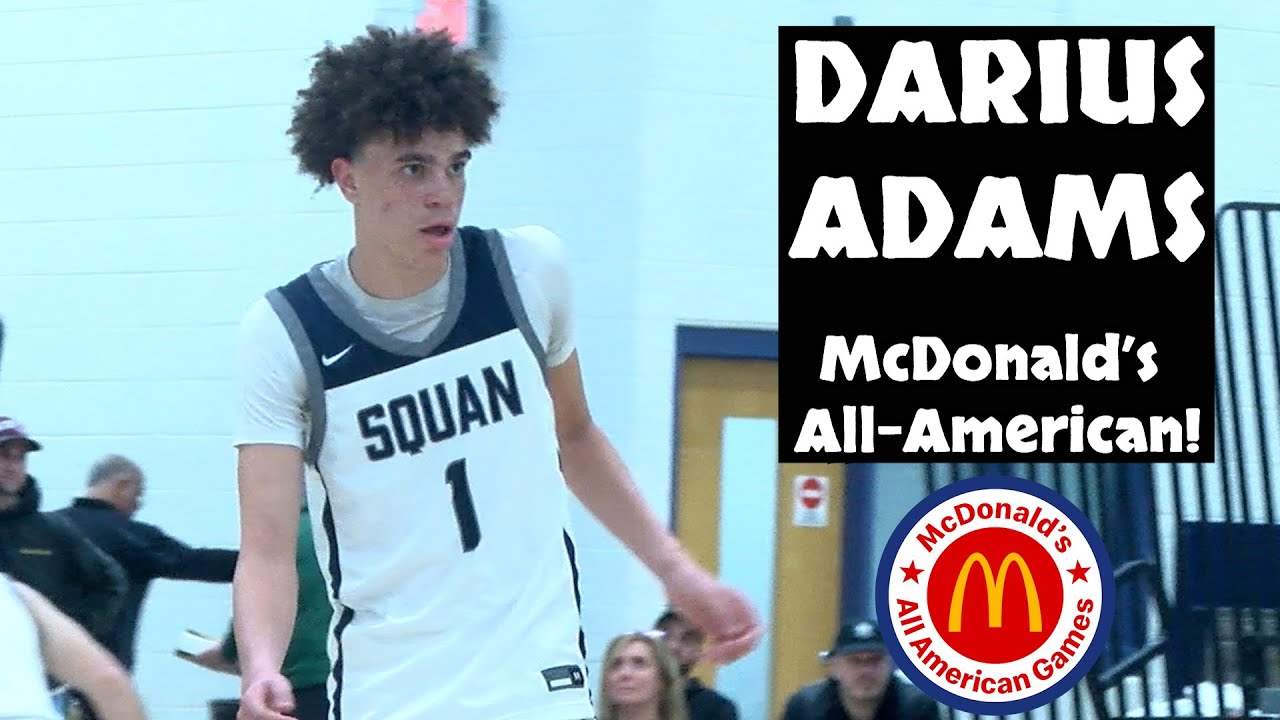 Darius Adams | UConn Commit | Named McDonald's All American! - YouTube