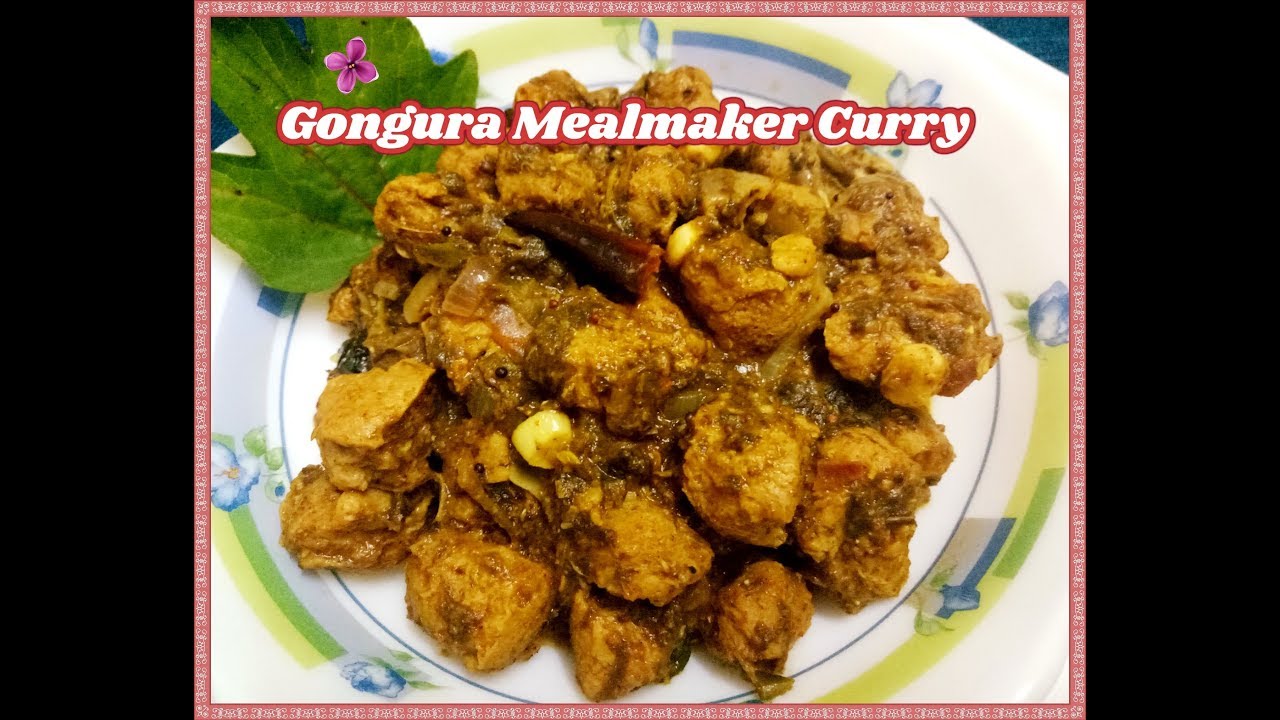 Healthy and tasty gongura meal maker curry/Gongura (Sorrel leaves ...
