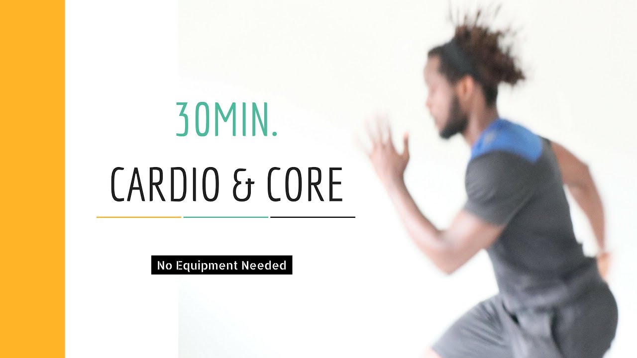30min Cardio & Core || Fat-Burning HIIT Workout - YouTube