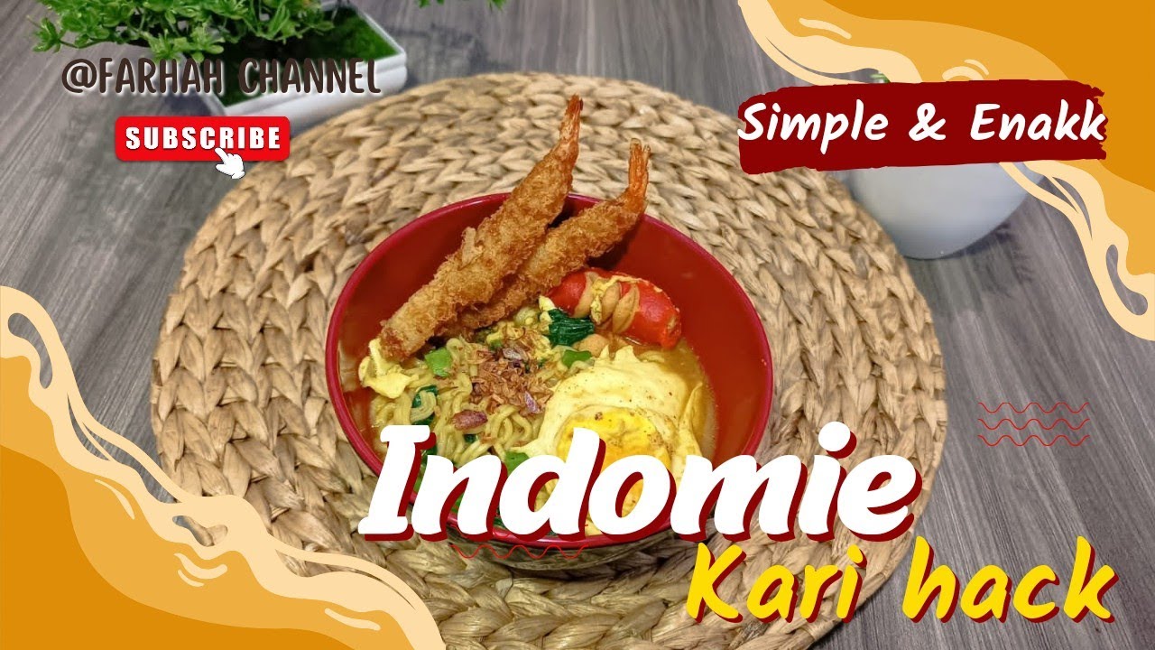 Indomie Kari Hack Viral - Simple & Enakkk - YouTube