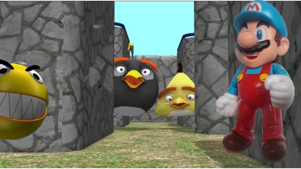 ¡Pacman vs angry birds! Presentado por: Super Mario - YouTube