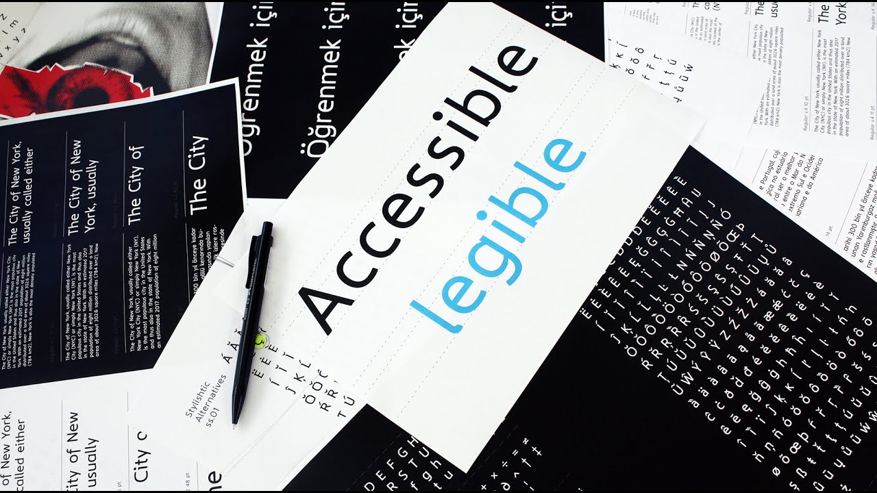 Accessible Font a typeface for autism and learning disabilities to ...