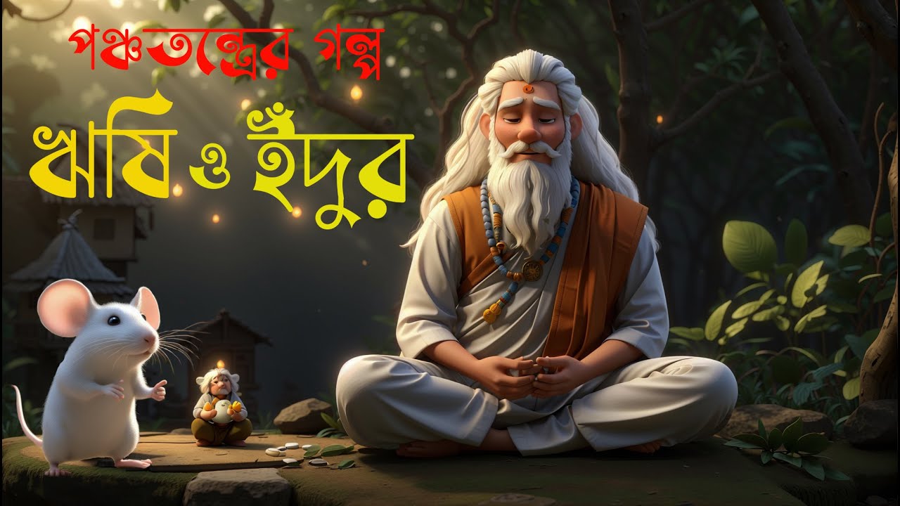 পঞ্চতন্ত্রের গল্প I ঋষি ও ইঁদুর I Panchatantra Story I Rishi o Idur ...