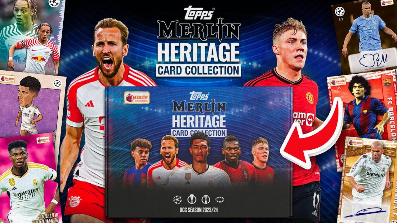OPENING THE *NEW* TOPPS MERLIN HERITAGE 23/24 SOCCER! - YouTube