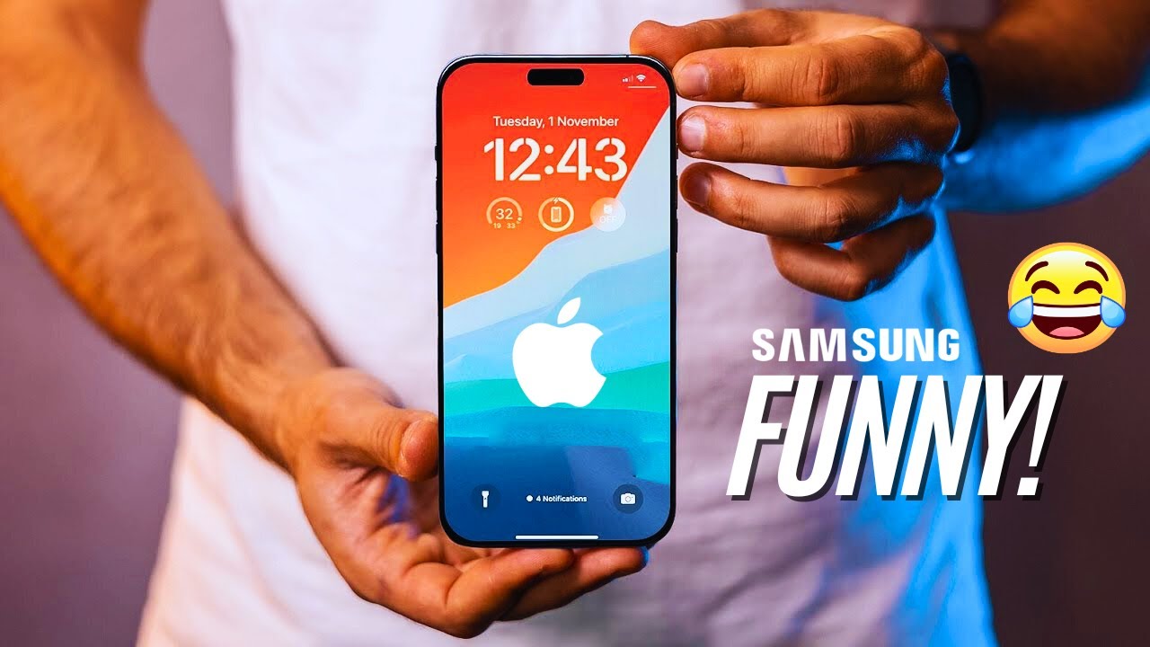 Samsung is TROLLING Apple - THIS IS HILARIOUS😂 - YouTube