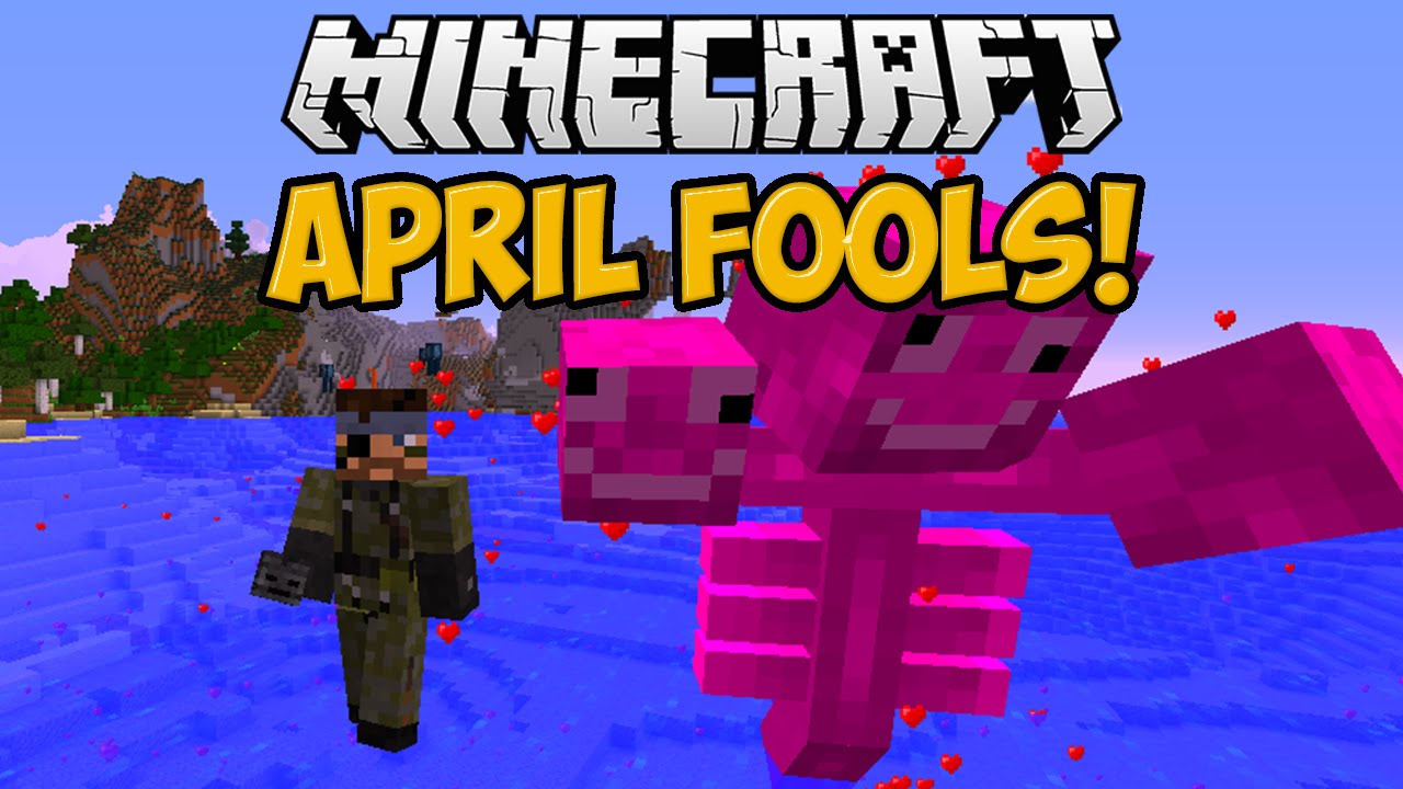 Minecraft: STRANGEST APRIL FOOLS JOKE EVER! - YouTube