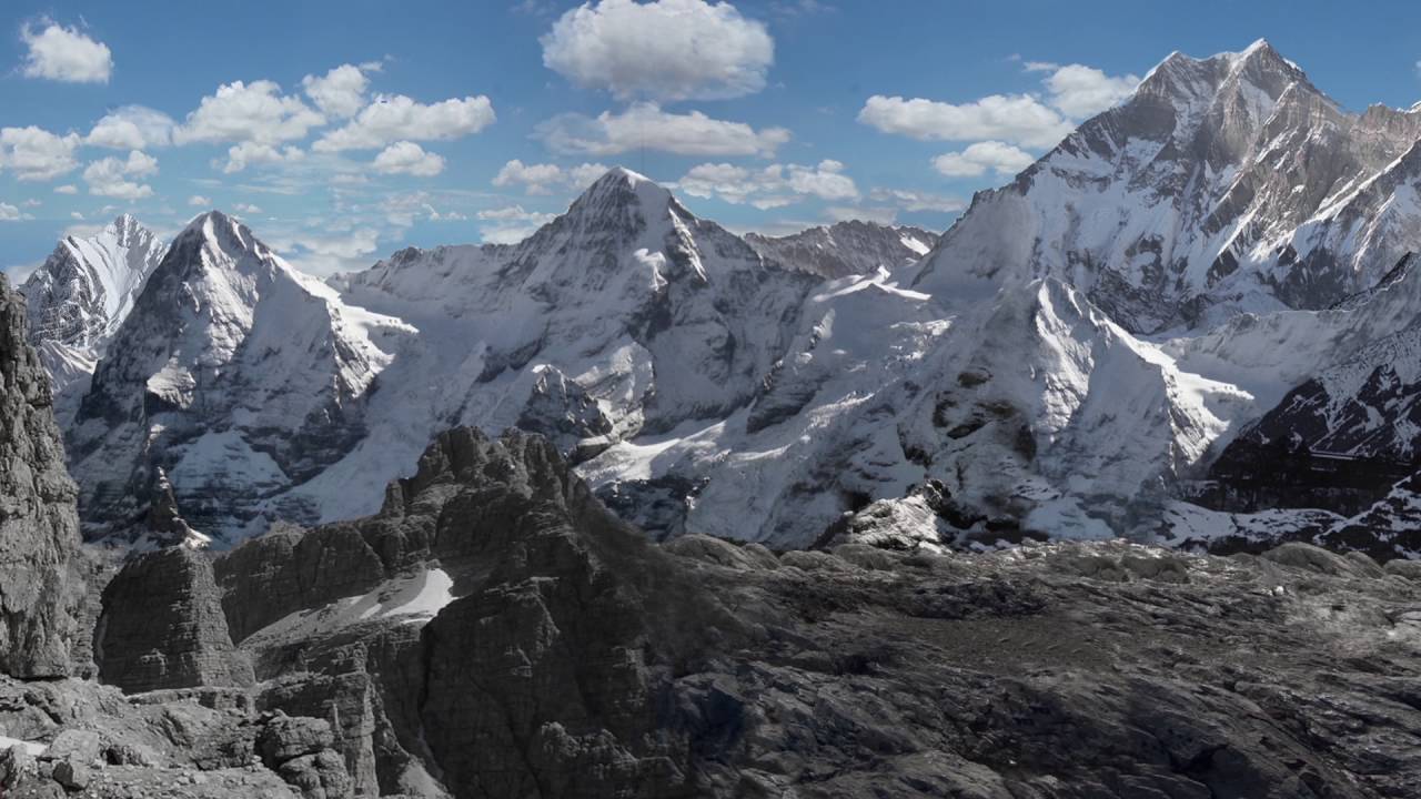 Matte Painting of Mountains with Breakdown - YouTube