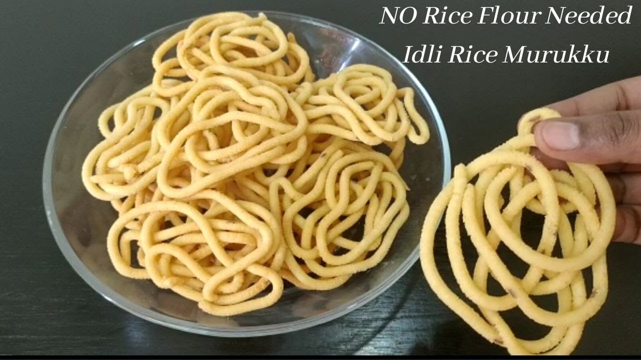 Muruku || No Rice Flour || Murukku with Idli Rice - YouTube