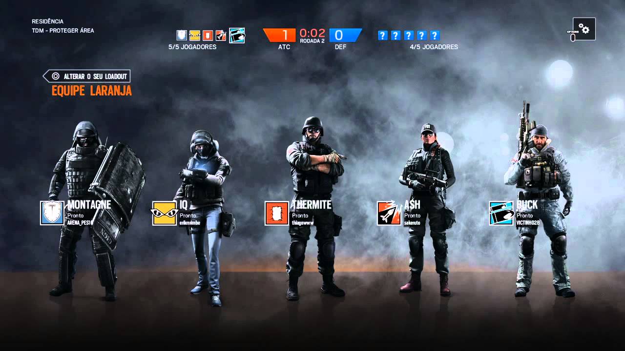 Tom Clancy's Rainbow Six® Siege n deu certo ir de RECRUTA - YouTube